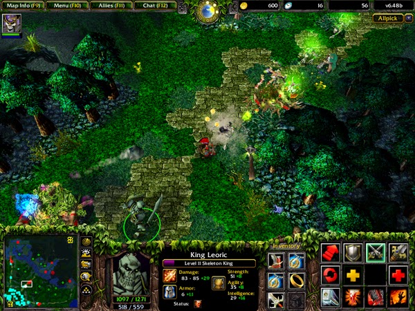 Warcraft 3: Dota (Defence of the Ancients)