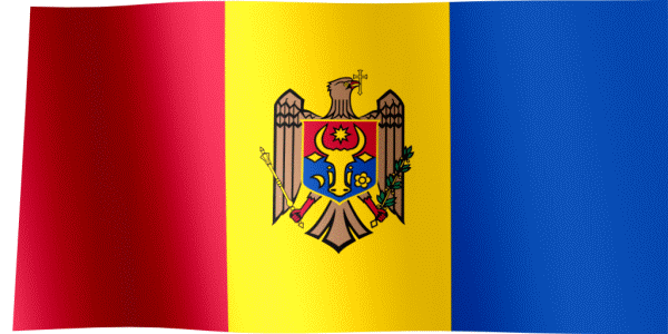 Flag of Moldova (GIF) - All Waving Flags