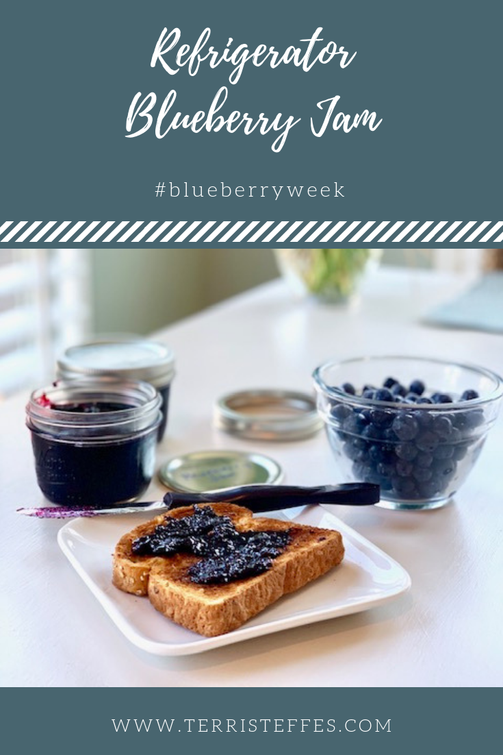 Blueberry Refrigerator Jam | Our Good Life