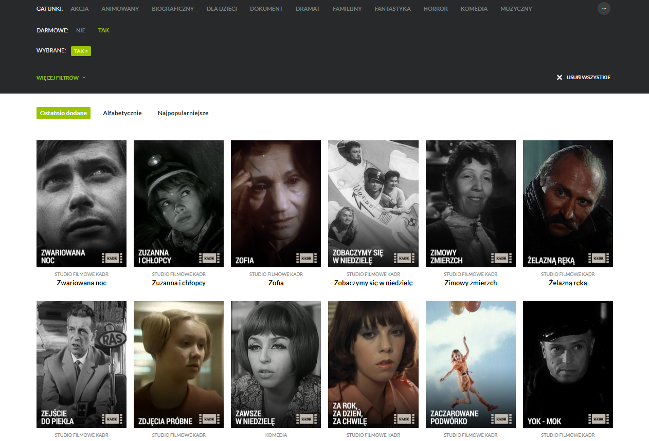 Filmy i seriale za darmo online. Najlepsze serwisy w 2019 roku