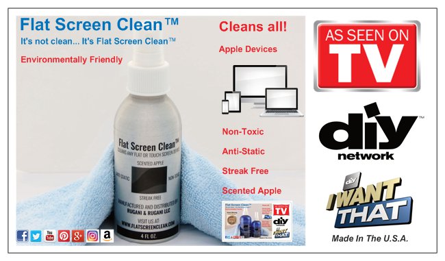 Flat Screen Clean™: Flat Screen Clean™ Scented Apple Demo on iPad ...