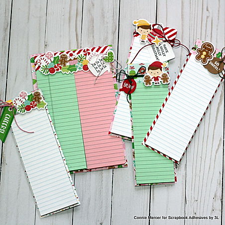 crafty goodies: Christmas notepads with Scrapbook Adhesives by 3L and ...