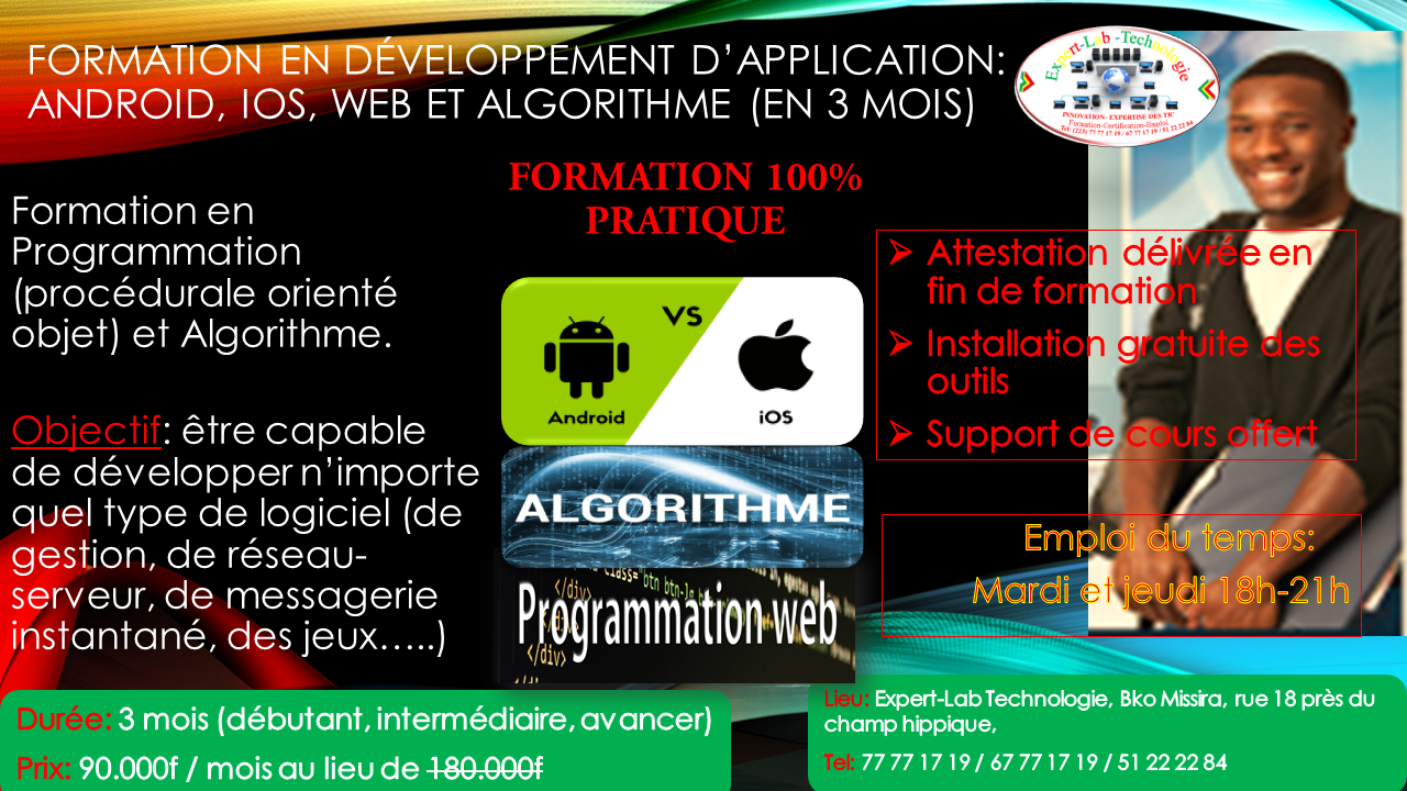 EXPERT-LAB TECHNOLOGIE: Formation en programmation informatique et ...