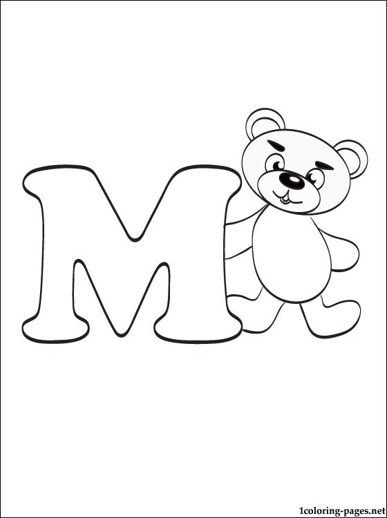 Letter M Coloring Pages - Fun Coloring