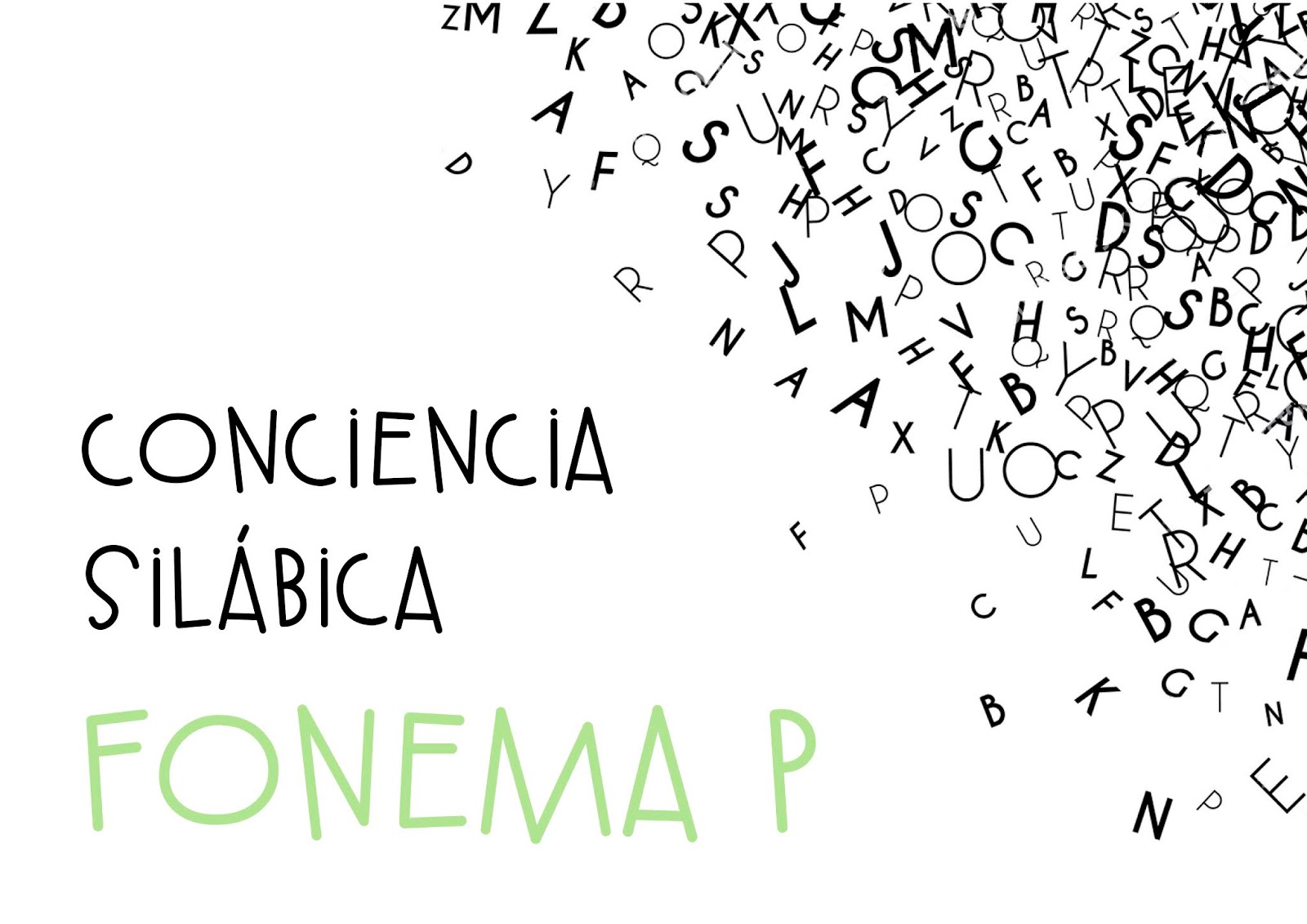 Fonema P - Conciencia Silábica - El sonido de las palabras