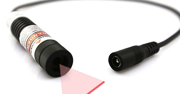 Laser Line Generator: Intense Light Generating 650nm Red Laser Line ...