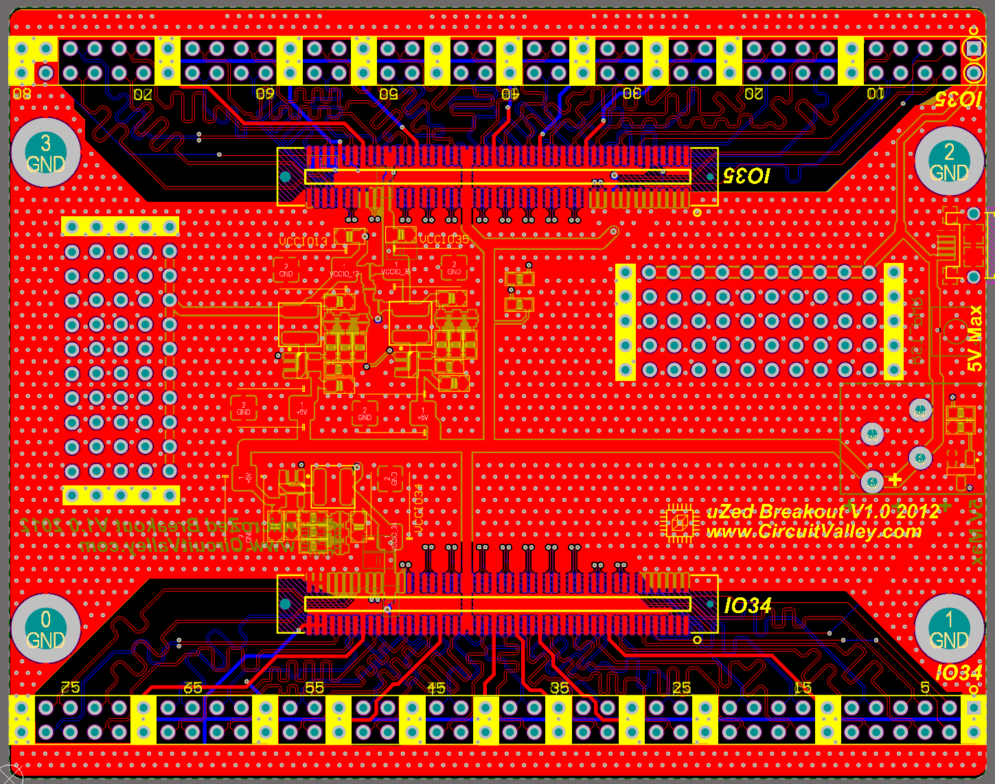Embedded Engineering : DIY Open Source MicroZed Breakout Carrier Board ...