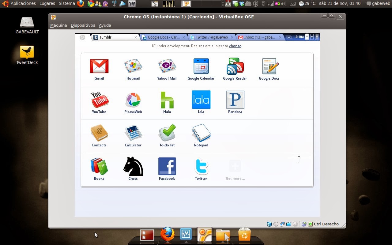Andrea Informática: Google Chrome y el sistema operativo Google Chrome OS