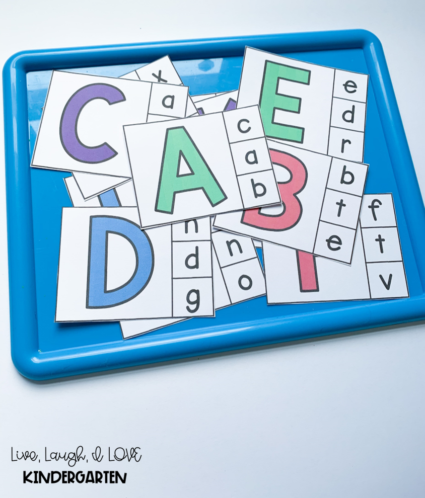 Your kiddos will pick a card and match pick the lowercase letter to ...