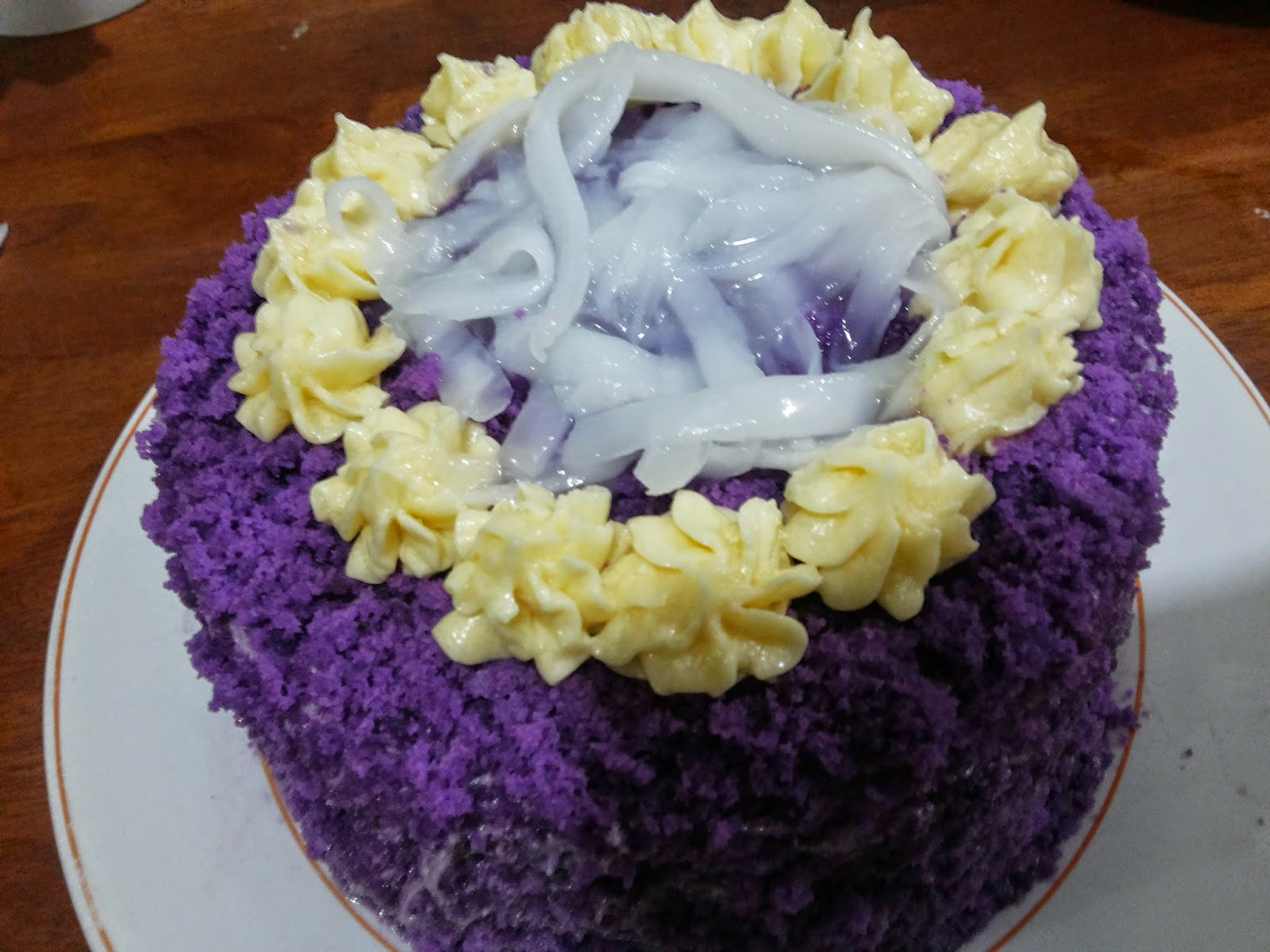 Hobby of Mine: Ube Macapuno Cake