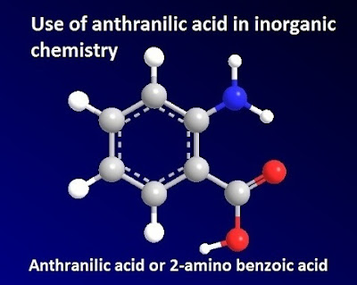 How does anthranilic acid and pyrogallol used in inorganic chemistry ...