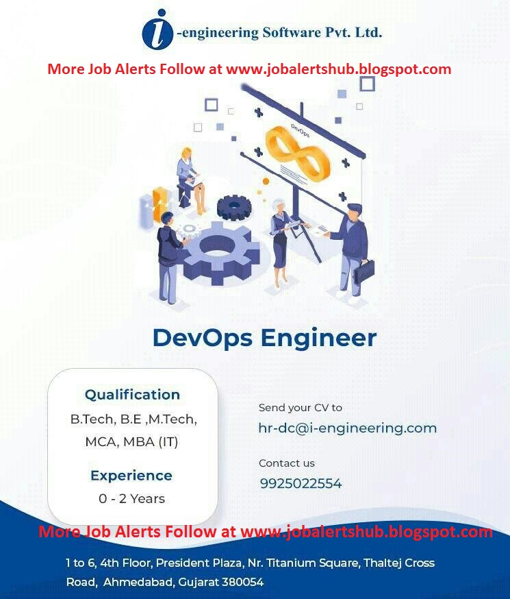 I-ENGINEERING SOFTWARE PVT LTD- Hiring Devops Engineer - JOB ALERTS HUB