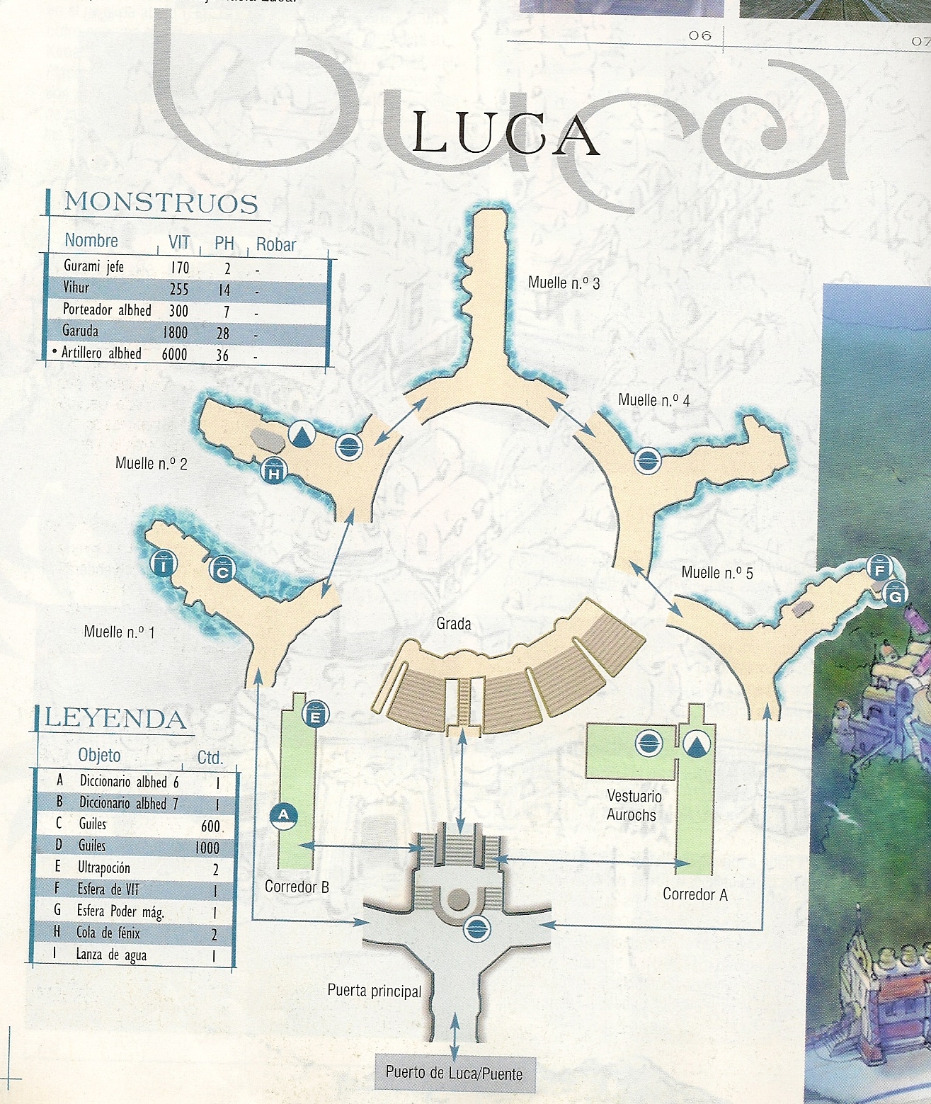 Mapas de Farmeo: Final Fantasy X: mapas 1