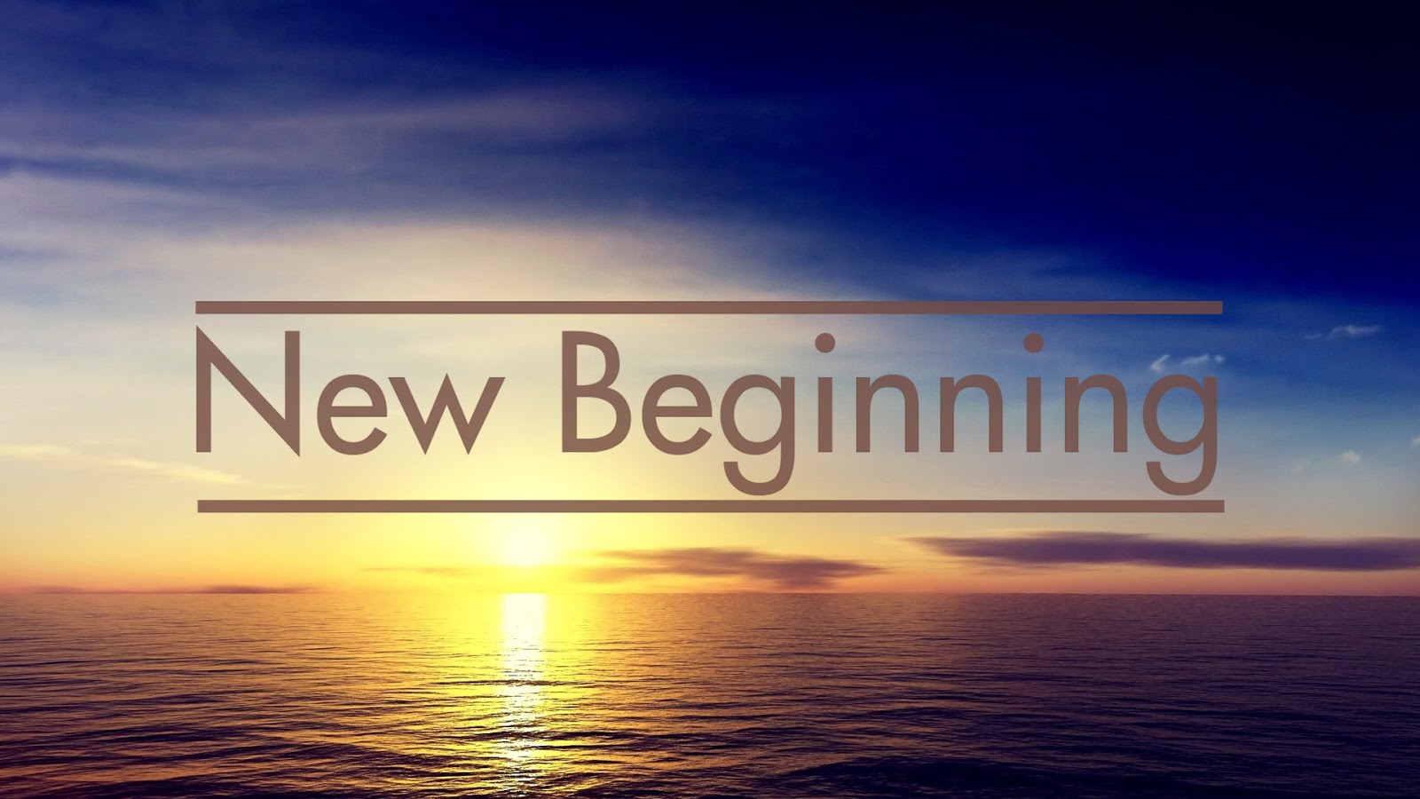 Musings on the Way: What is the One New Beginning That Truly Changes ...