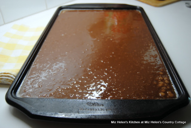 Coca-Cola Sheet Cake With Coca-Cola Frosting