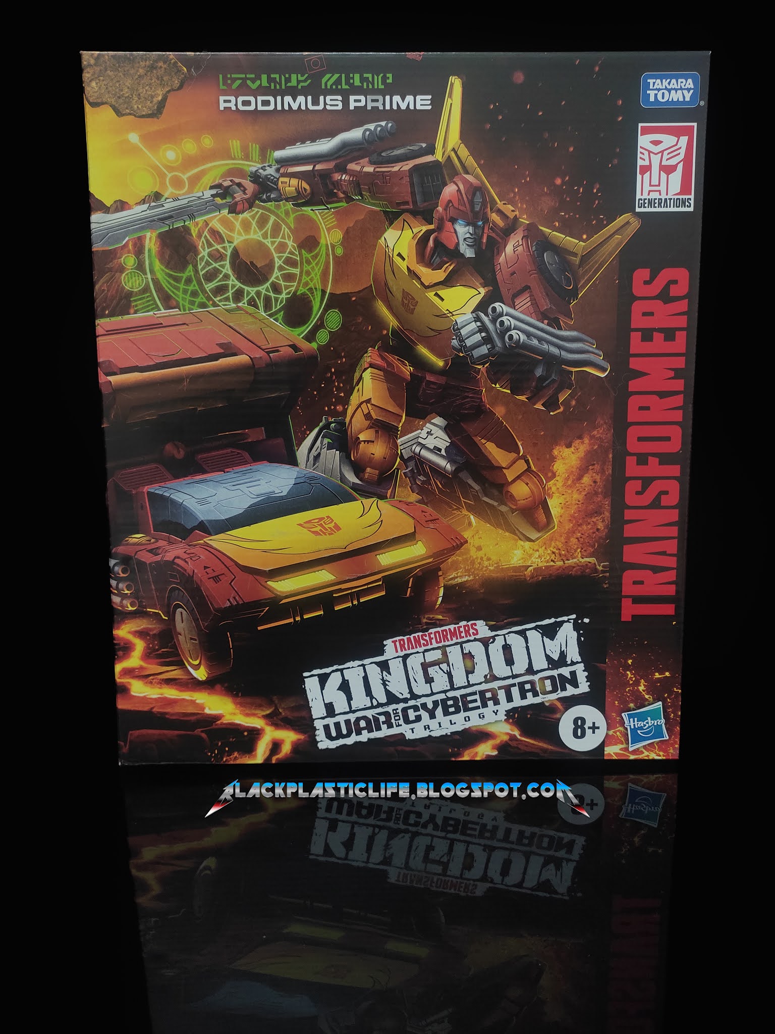 Black - Plastic - Life: Transformers Kingdom Commander Class Rodimus ...