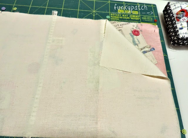 Patchwork de FUNKYPATCH: Tutorial: cómo hacer una funda de tela para una carpeta o un cuaderno.