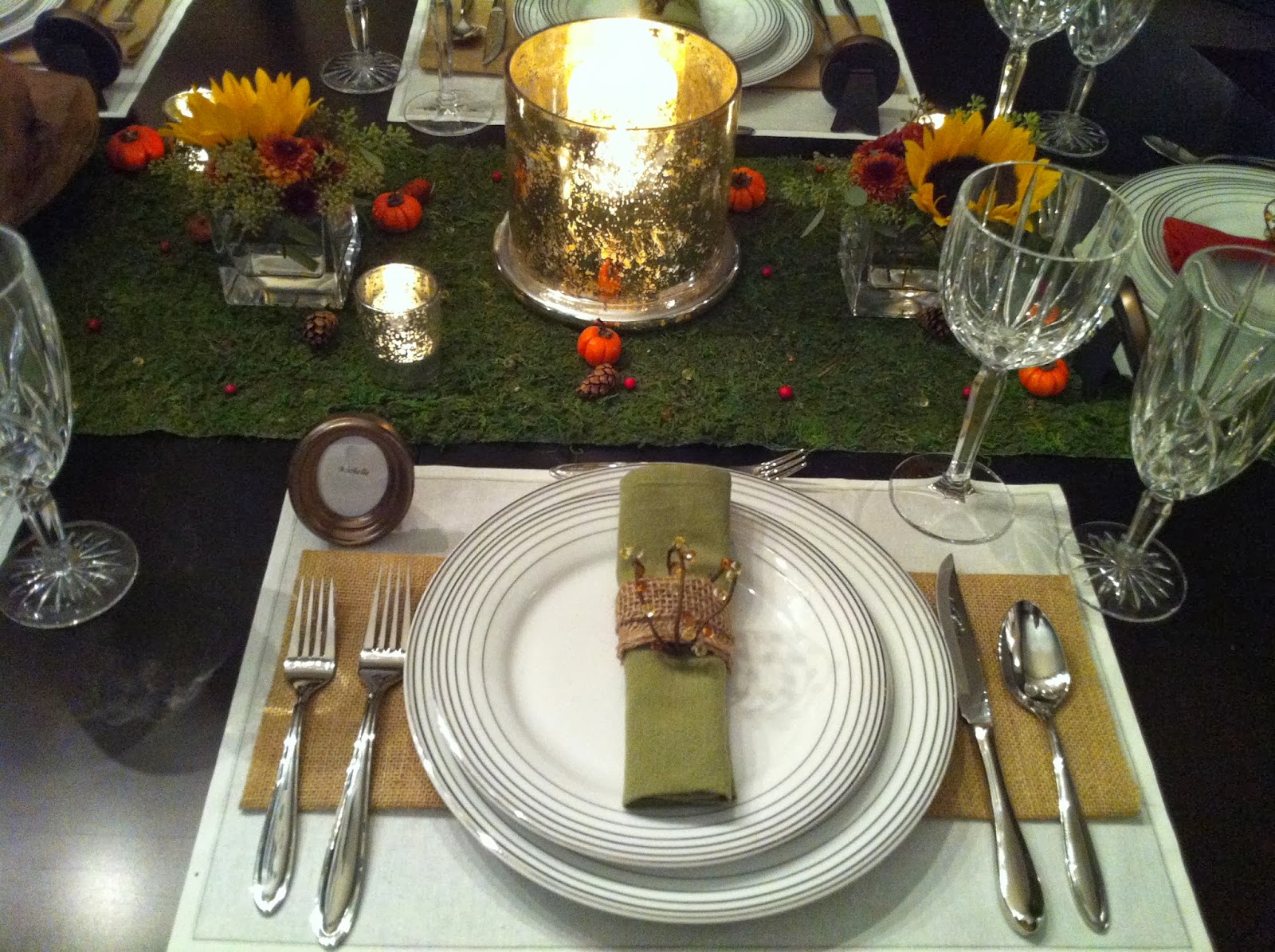 The Luxe Lifestyle: Fall Themed Dinner Party
