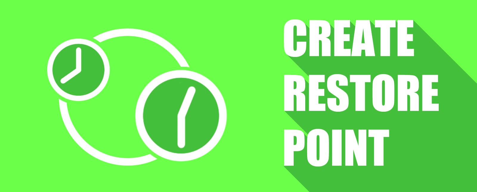 Create Windows Restore Point