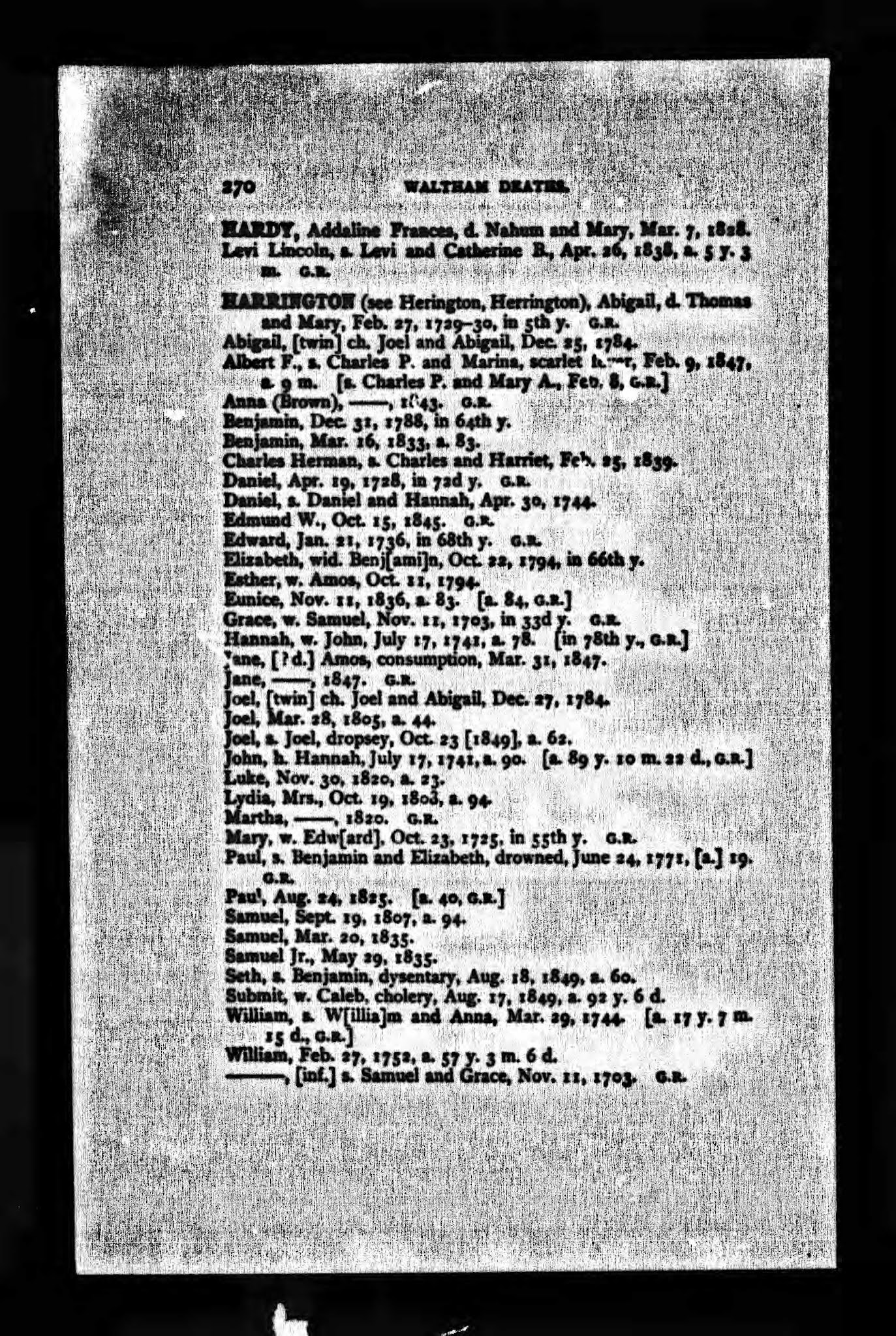 Genea-Musings: Treasure Chest Thursday -- 1736 Death Entry For Edward ...