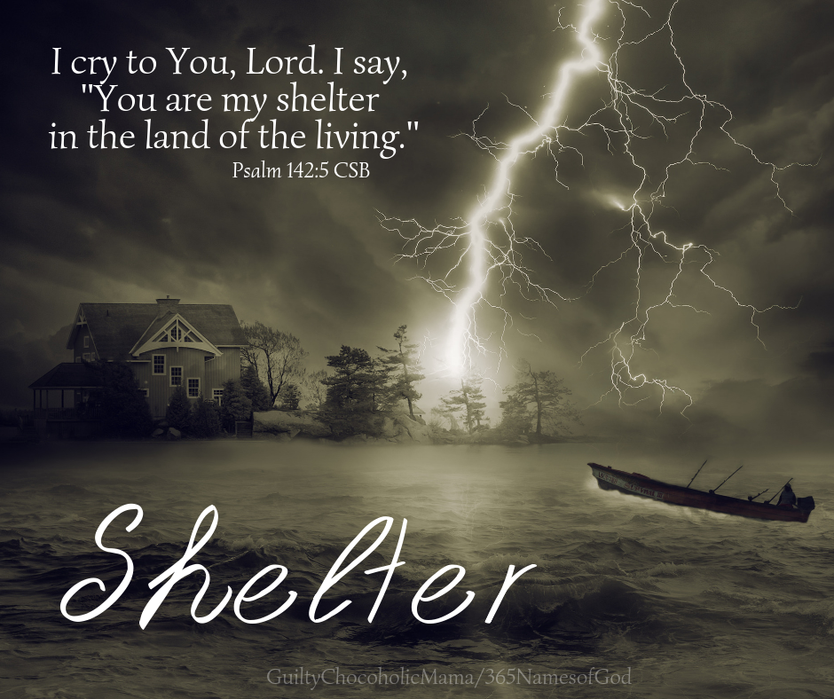 Guilty Chocoholic Mama: 365 Days of the Great Names of God, Day 71: Shelter