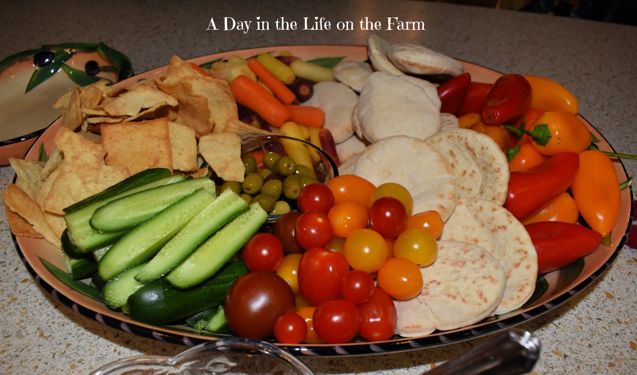 A Day in the Life on the Farm: Mezze Platter with Lebanese Wines #WinePW