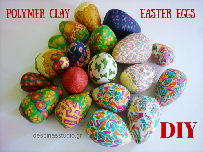 Polymer clay tutorial : Easter eggs