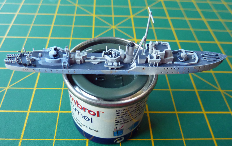 HMS Derwent - Type III Hunt: scratch built 1/1200
