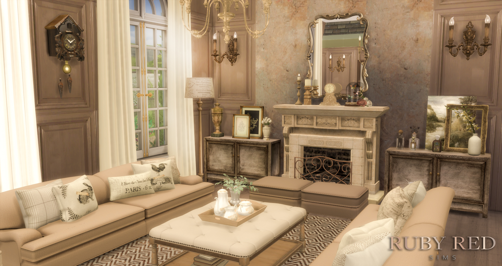 August: Farmhouse Furniture [Ruby Red Sims]