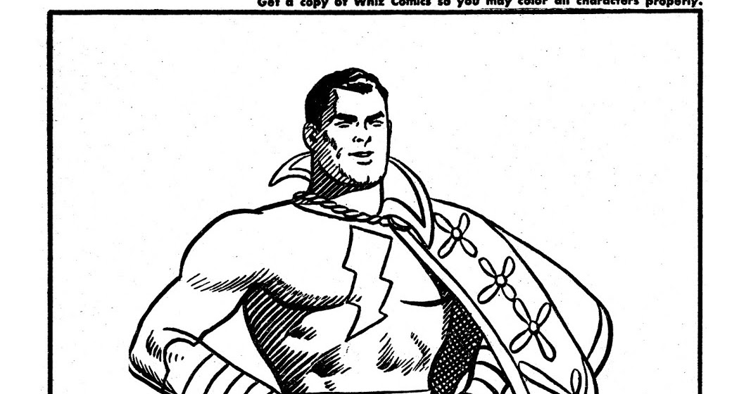 Captain Marvel coloring page