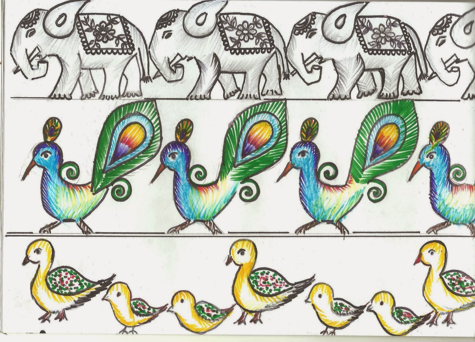 Art N Craft: Traditional Border Design