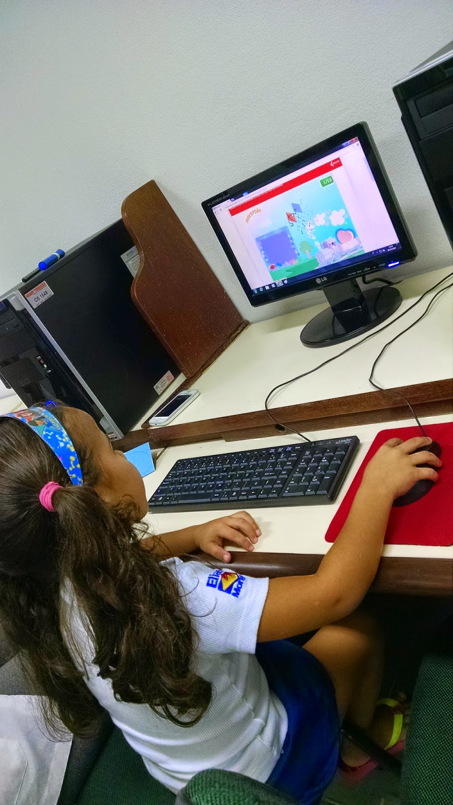 Educação Infantil Elias Moreira: Primeira aula de informática ...