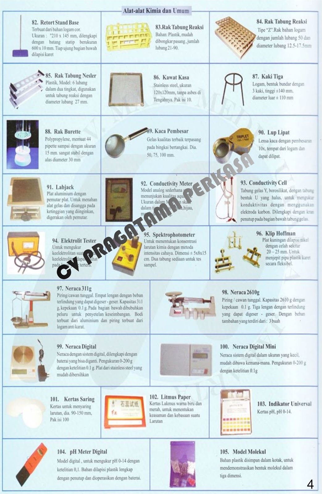 Aneka Peralatan IPA & Laboratorium (Fisika, Biologi, Kimia, Dll ...