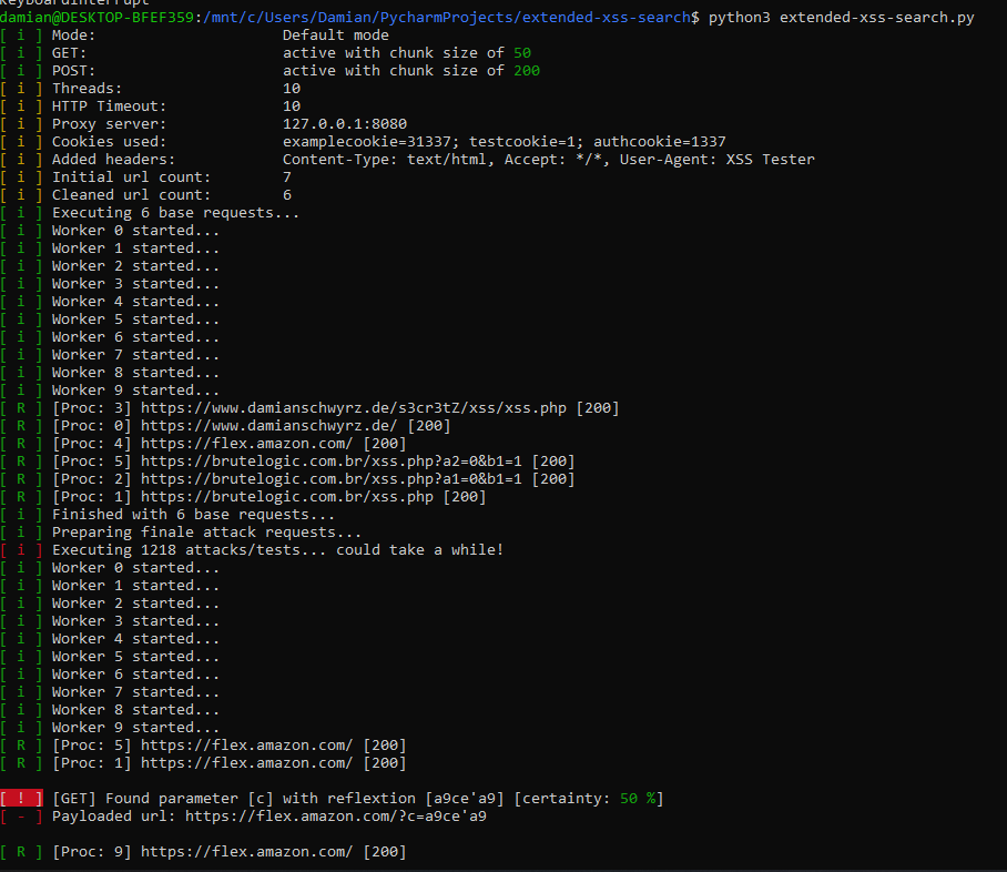 Extended-XSS-Search - Scans For Different Types Of XSS On A List Of ...