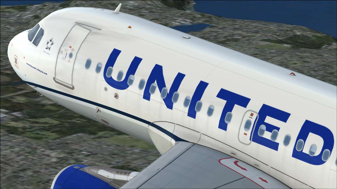 Texturas Brasileiras: United Airlines (circa 2019) N876UA Airbus A319