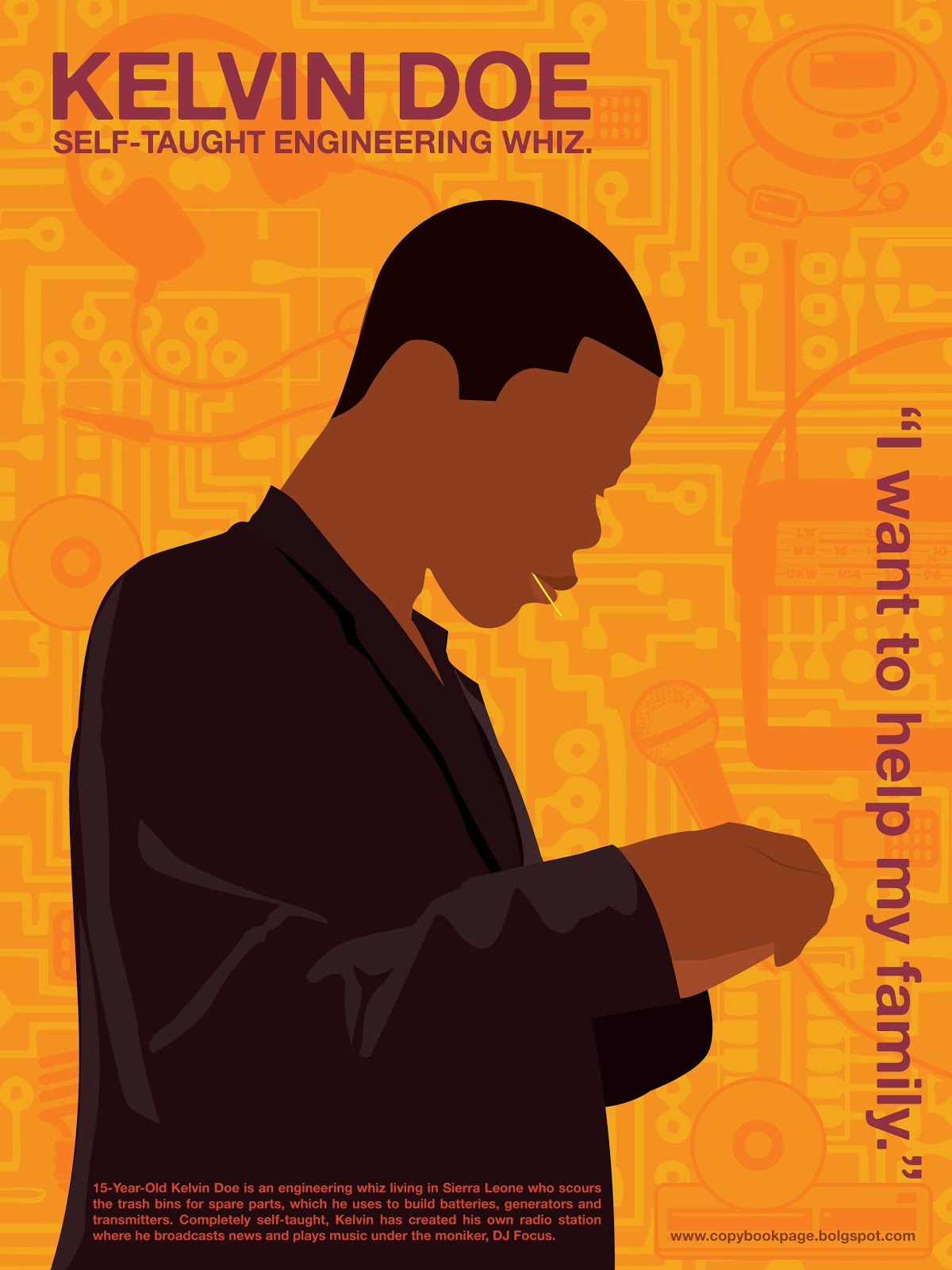 Copy Book Page: Poster inspired by Self-taught Prodigy