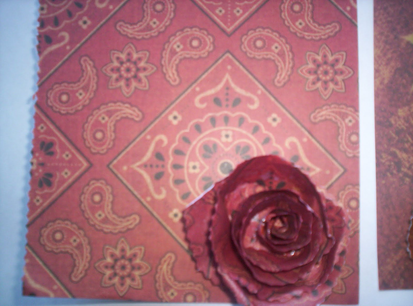 All that Glitters Scrapbooking: Ugly Paper...Beautiful Flowers