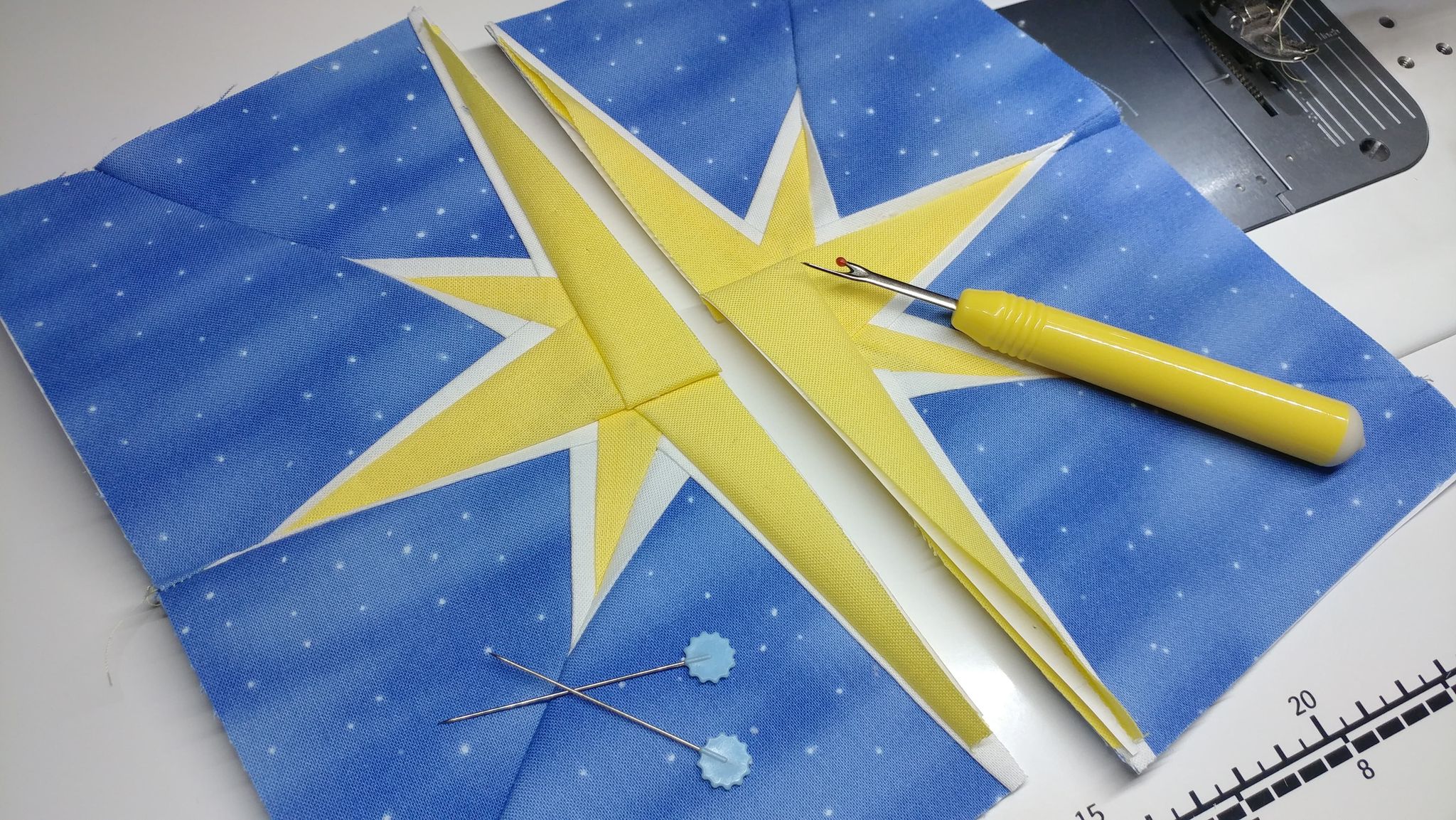 Slice of Pi Quilts: Bethlehem Star - Jesse Tree Quilt