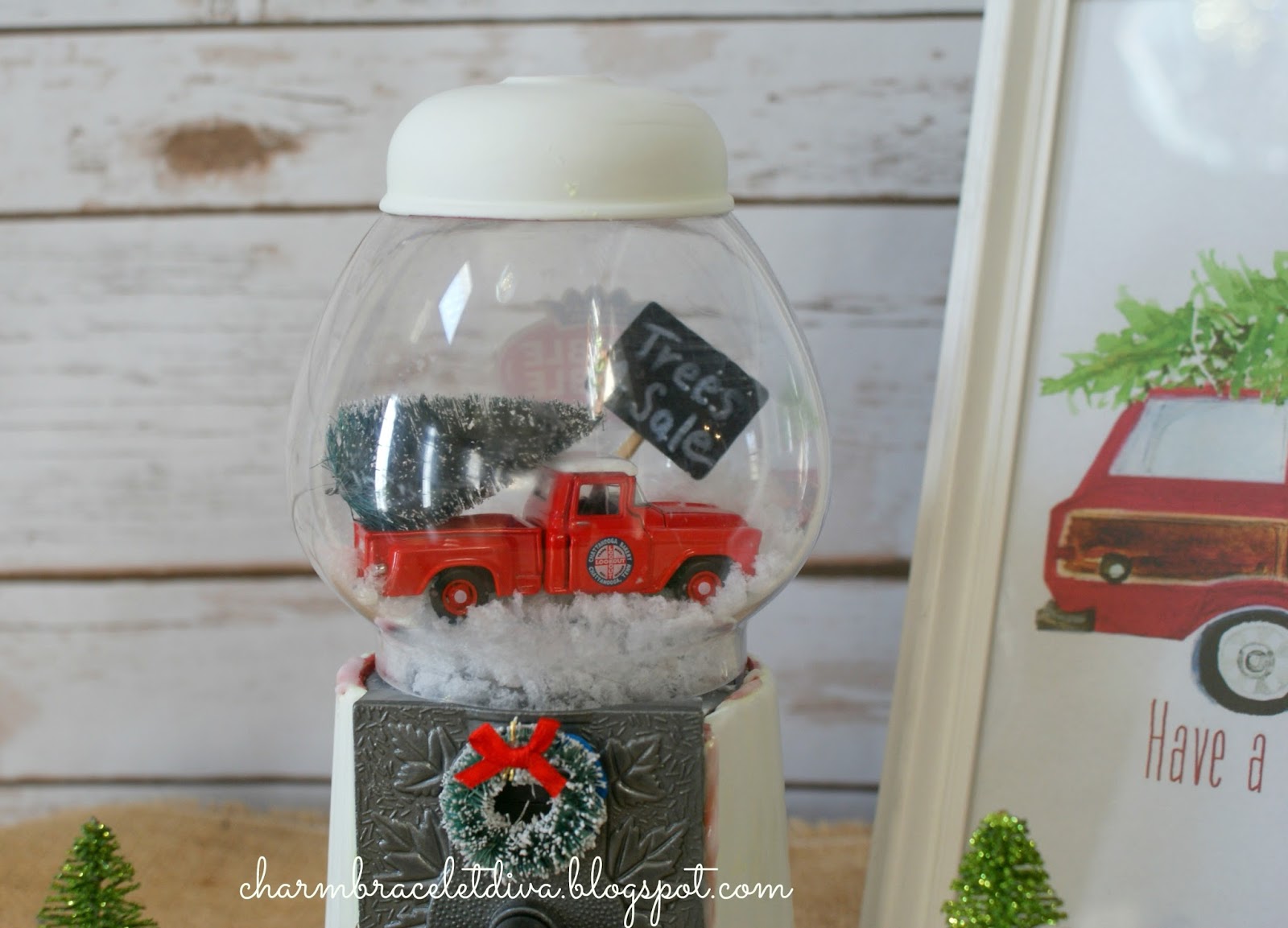 Our Hopeful Home: DIY Gumball Machine Waterless Snow Globes!
