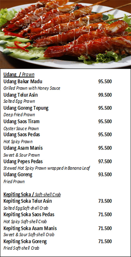 Gubug Makan Mang Engking BSD City: Buku Menu