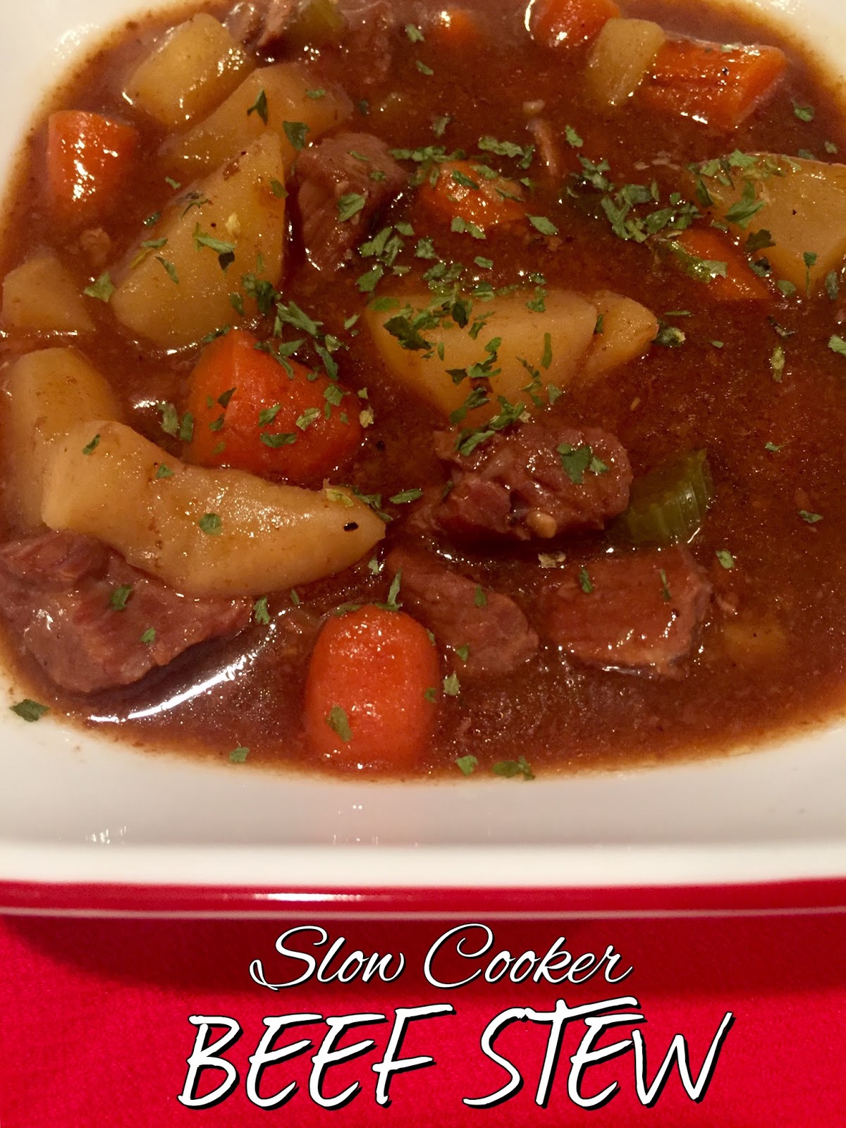 Living on Cloud Nine: SLOW COOKER BEEF STEW-Winter Winner!!