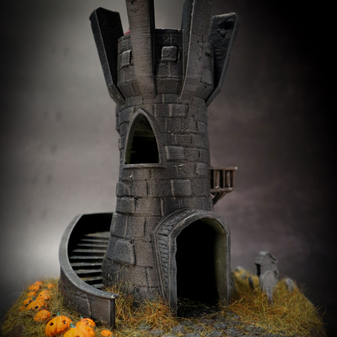 The Haunted Tower | The3Dprinting 3D print Dioramas, Models and Props