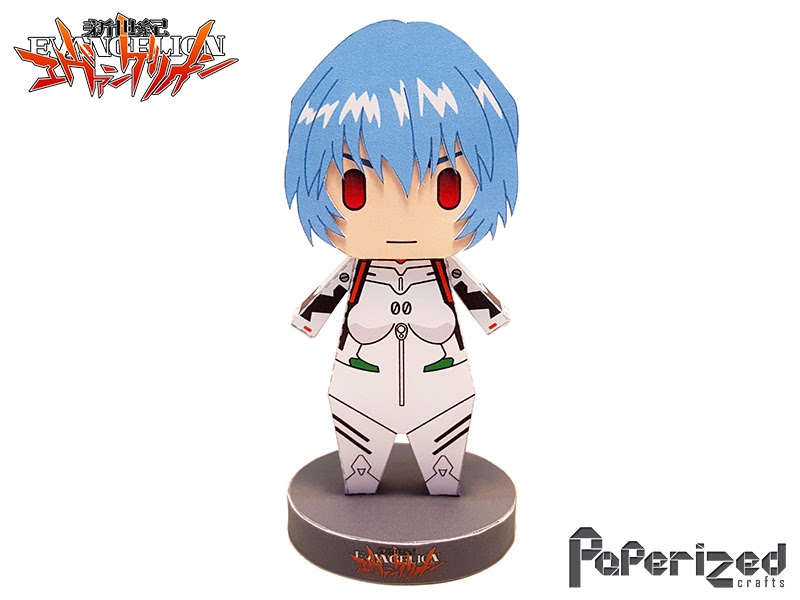Neon Genesis Evangelion: Rei Ayanami Paperized | Paperized Crafts