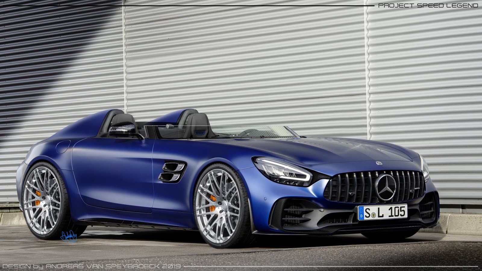 Andreas Van Speybroeck Automotive.: Mercedes GTR - Speed Legend.