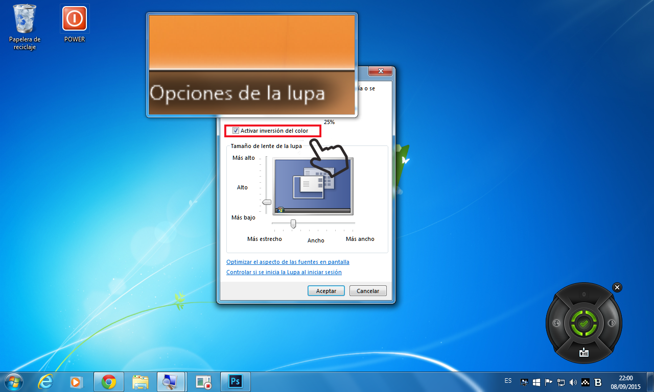 SOLUCIONAR PROBLEMAS DE WINDOWS: LUPA
