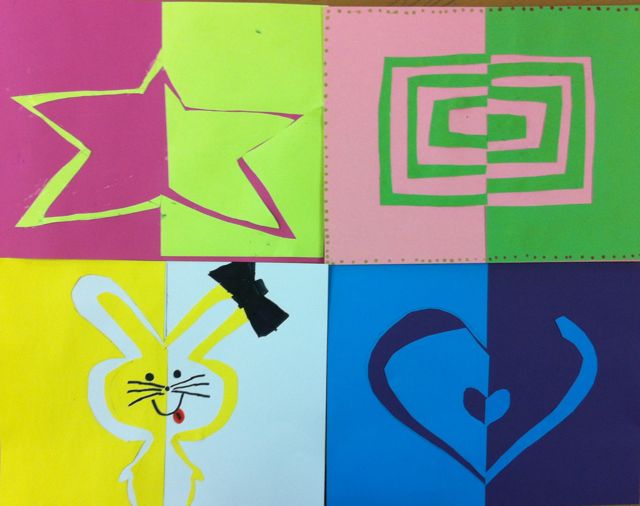 Room 101 Art: Positive and Negative Fun Cutouts, Ages 7-10