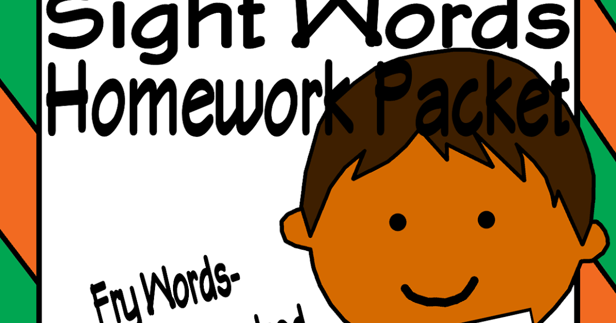 Teachers R US: Sight Words (Fry Words)- The Sixth Hundred Homework Packet