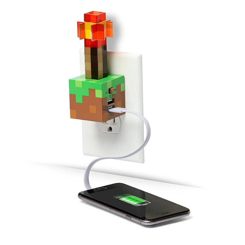 Minecraft Redstone Torch Charger Gadgets | Minecraft Merch
