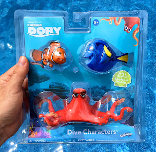 Dan the Pixar Fan: Finding Dory: Dive Characters Three-Pack (By SwimWays)