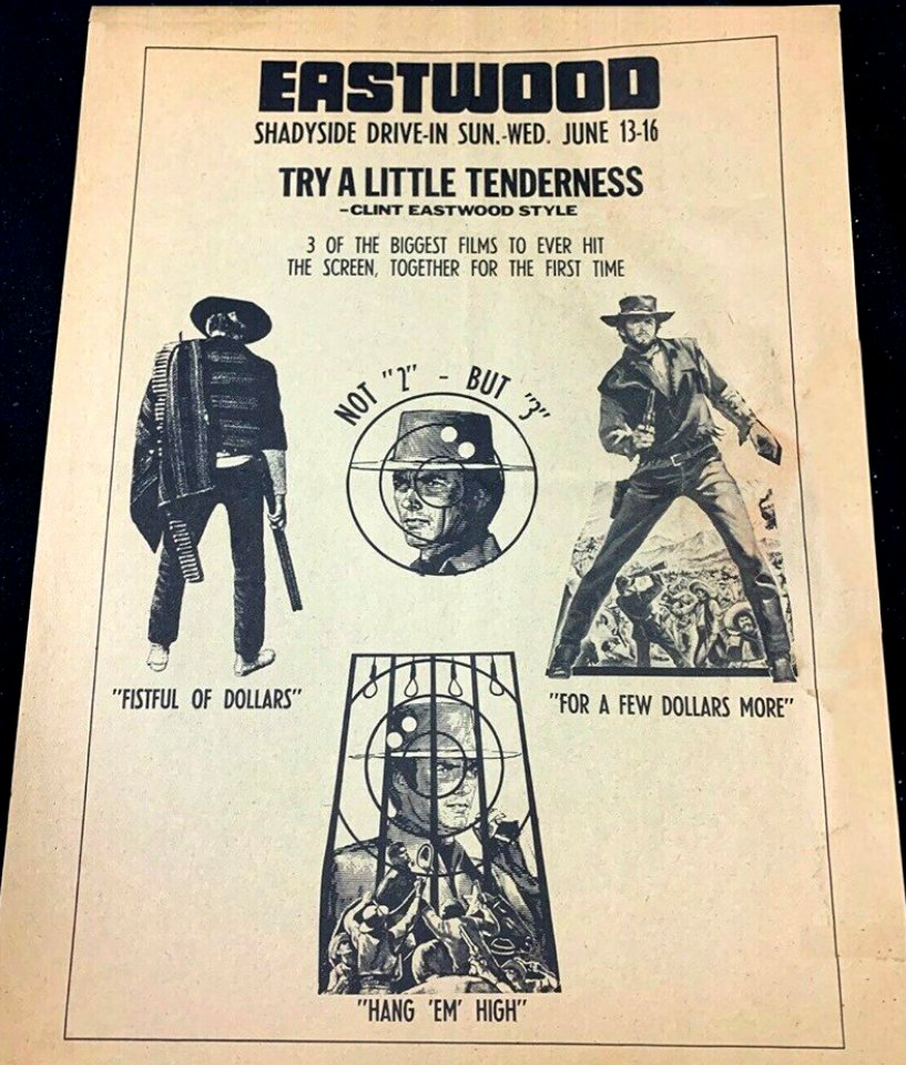 The Clint Eastwood Archive: Possibly the ‘strangest’ looking triple ...